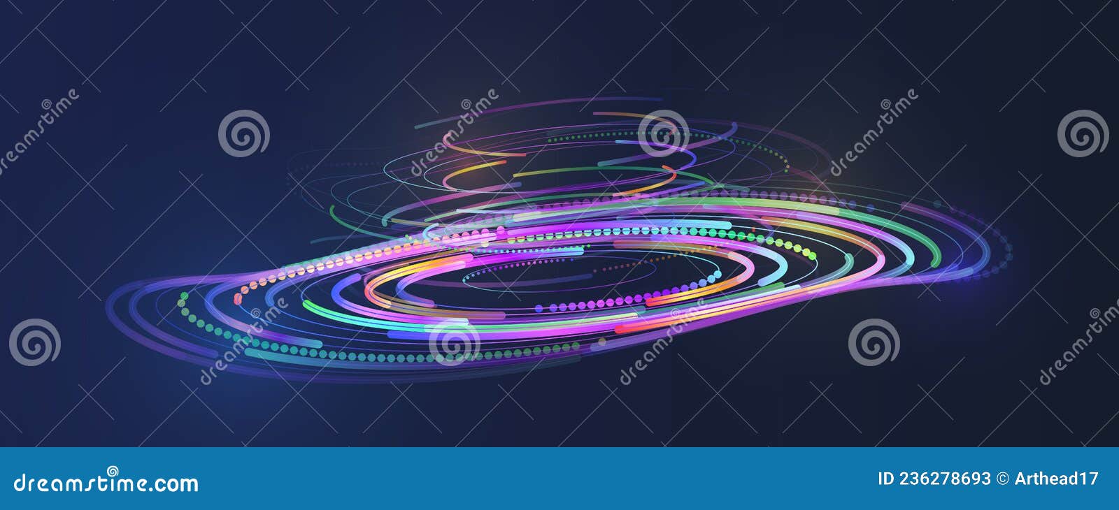 Big Data Visualization Information Analytics Concept Abstract Stream