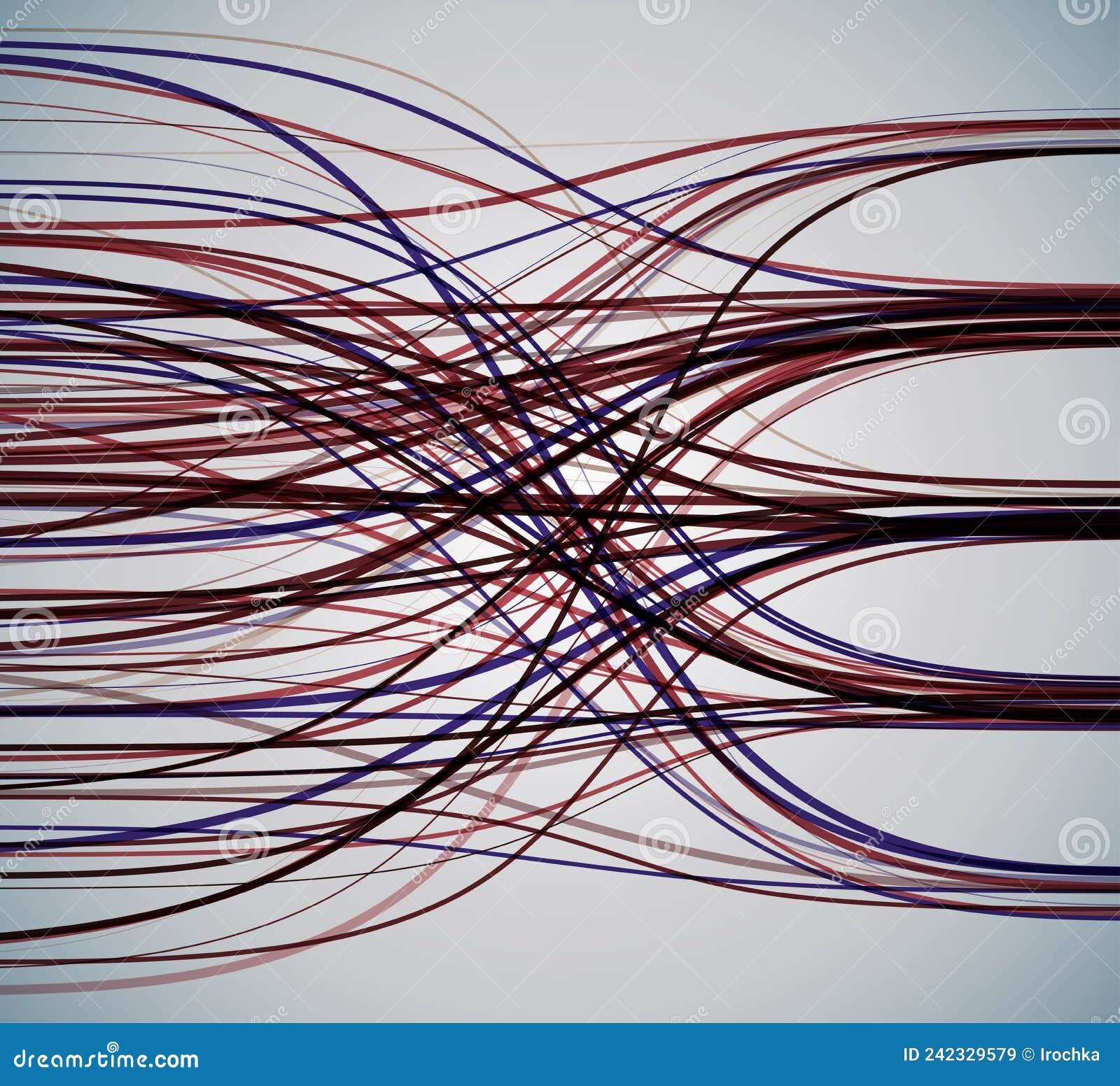 Big Data Visualization. Information Analytics Concept. Abstract Stream ...