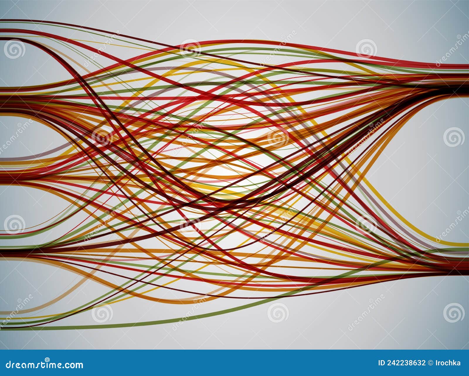 Big Data Visualization. Information Analytics Concept. Abstract Stream ...