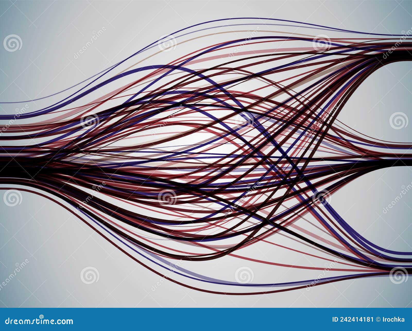 Big Data Visualization Information Analytics Concept Abstract Stream