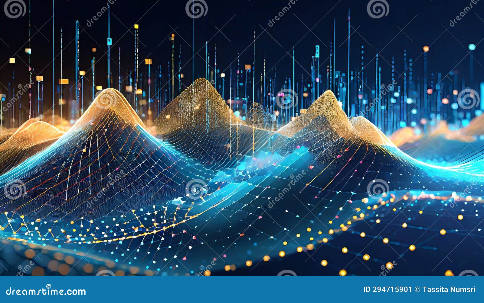 Big Data Visualization. Big Data Information Group Sorting Stock Illustration - Illustration of ...