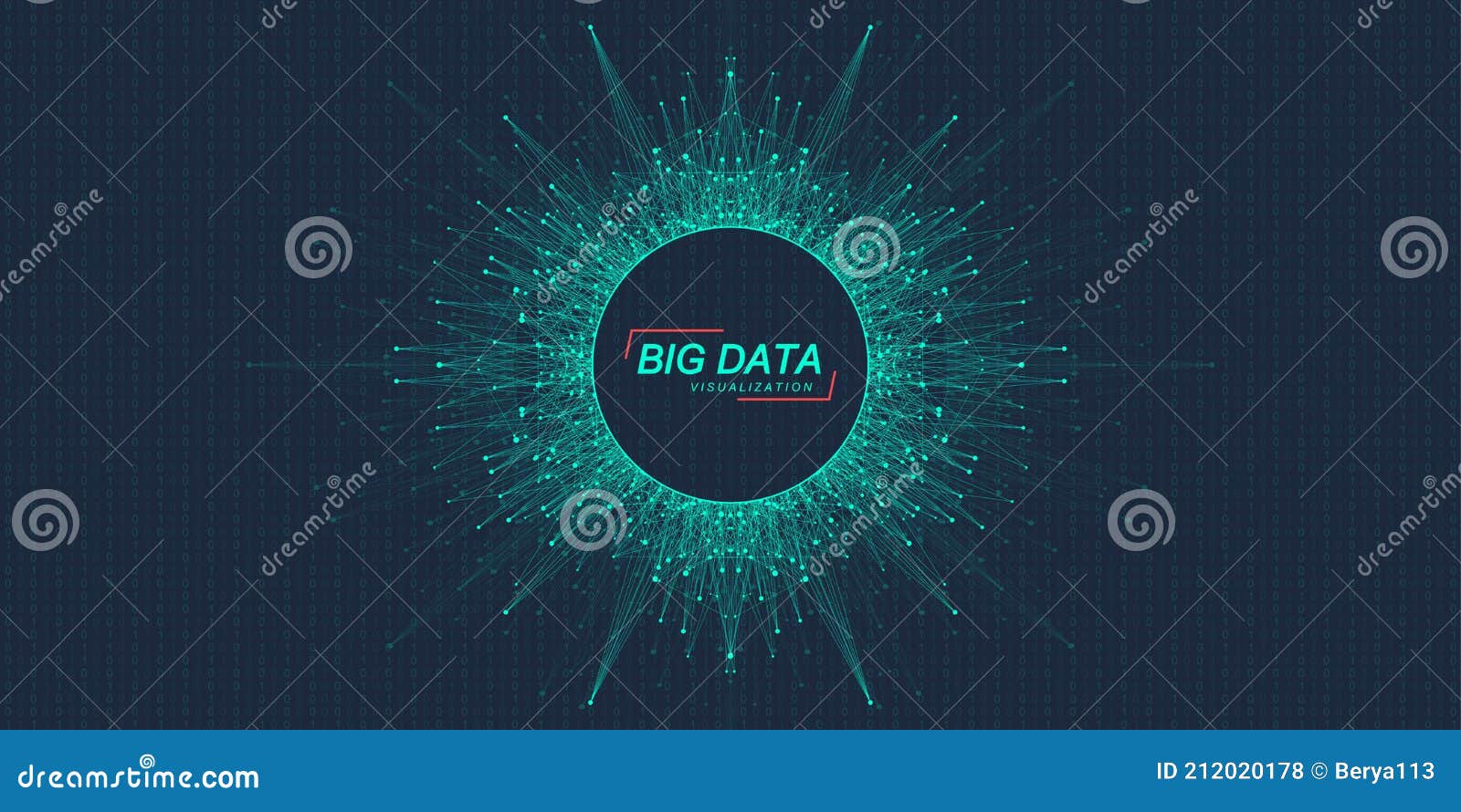 Big Data Visualization Big Data Machine Learning Algorithms Data Array Visualization Stock
