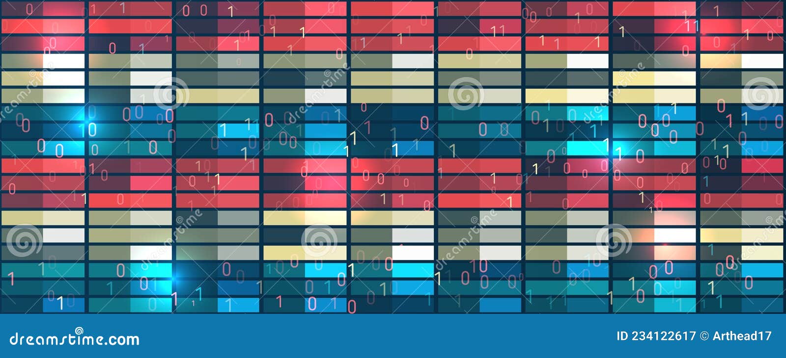 Big Data Visualization Processing Of Data Arrays Sorting Filtering Machine Algorithms Stock