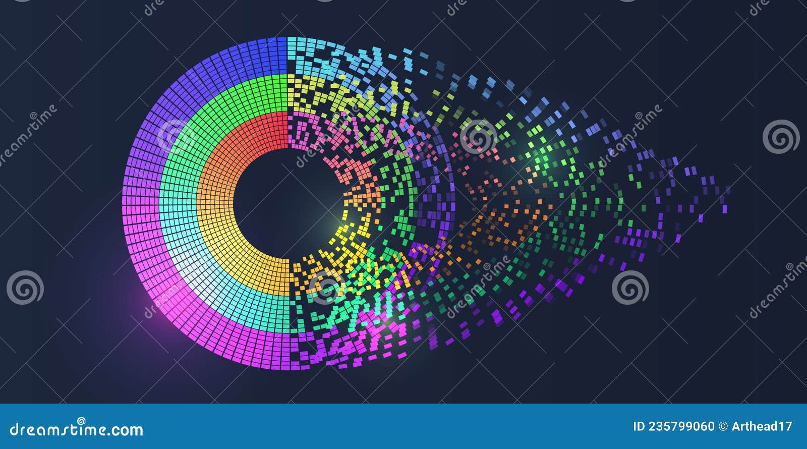 Big Data Visualization Processing Of Data Arrays Sorting Filtering Machine Algorithms Stock