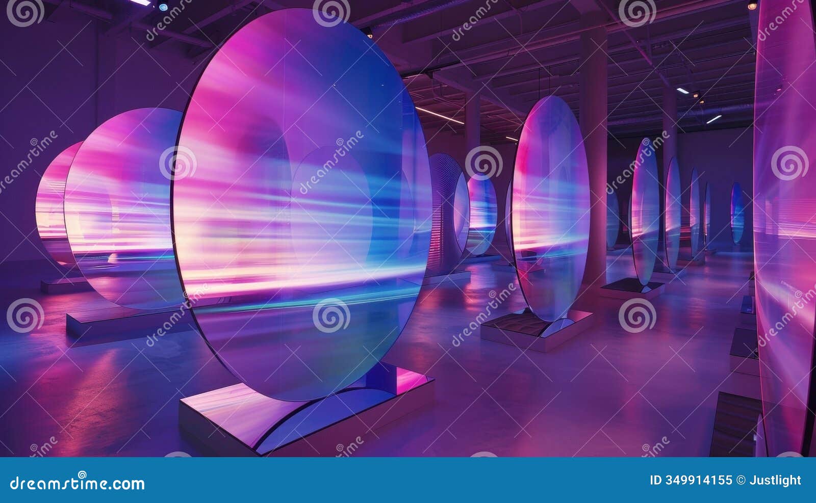 Big Data Visualization Showing Futuristic Purple and Blue Screens in a ... Big Data Visualization Showing Futuristic Purple and Blue Screens in a ...