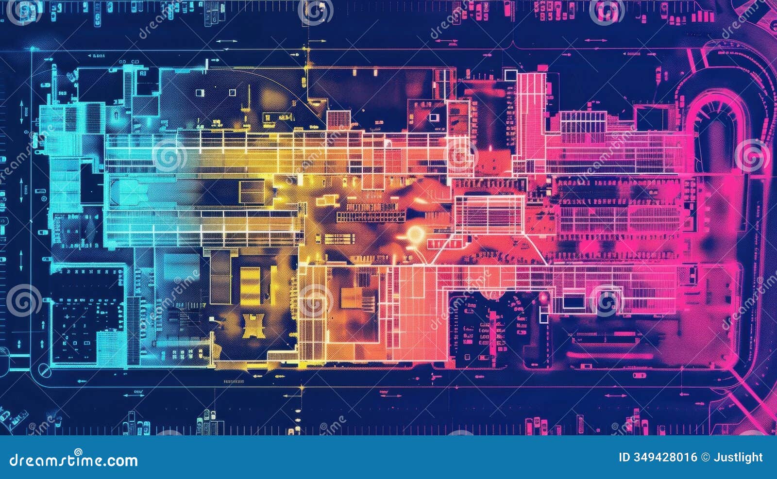 Big Data Visualization Showing Logistics of a Large Industrial Complex ...