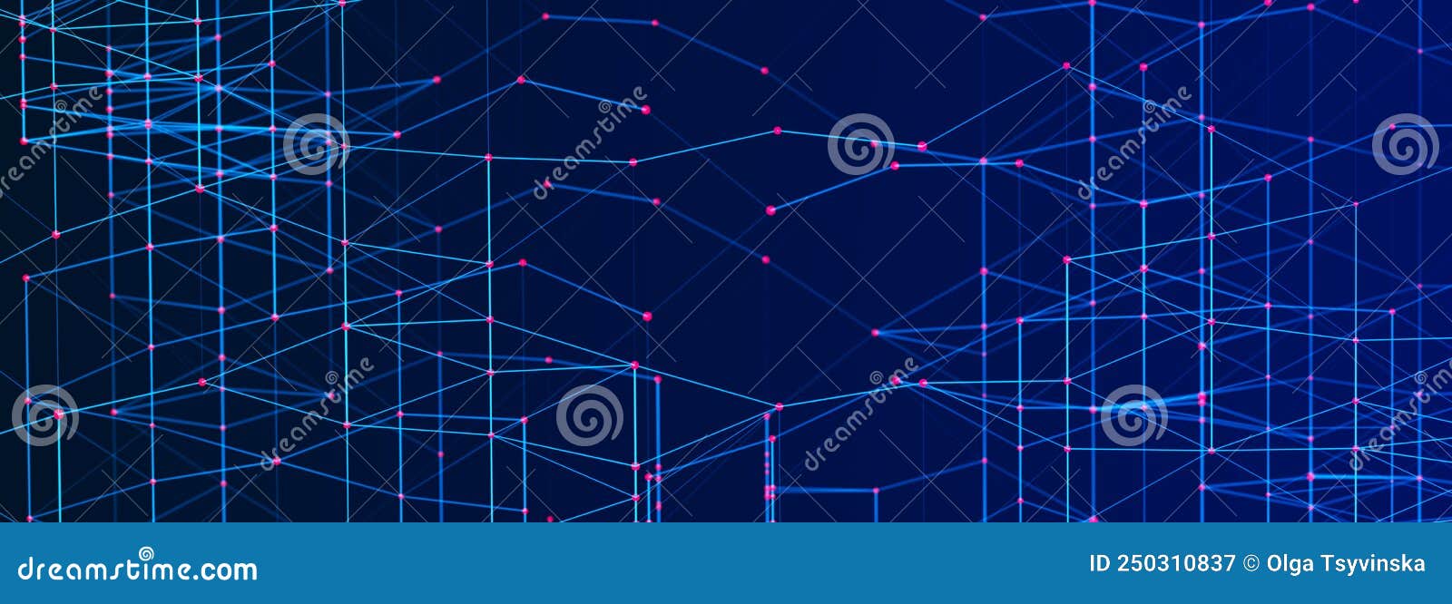 Big Data Visualization. Data Technology Illustration. Science ...