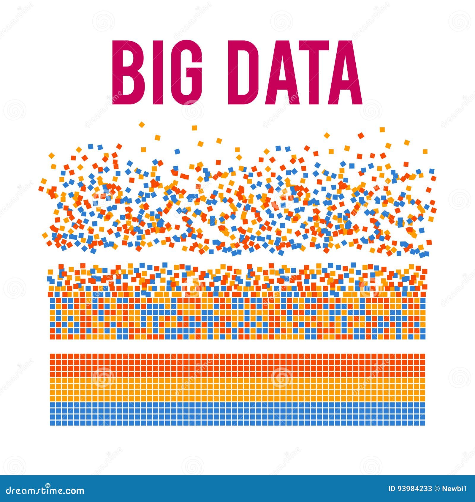 Big Data Visualization Vector Background Stock Vector Illustration Of Future Analytics 93984233