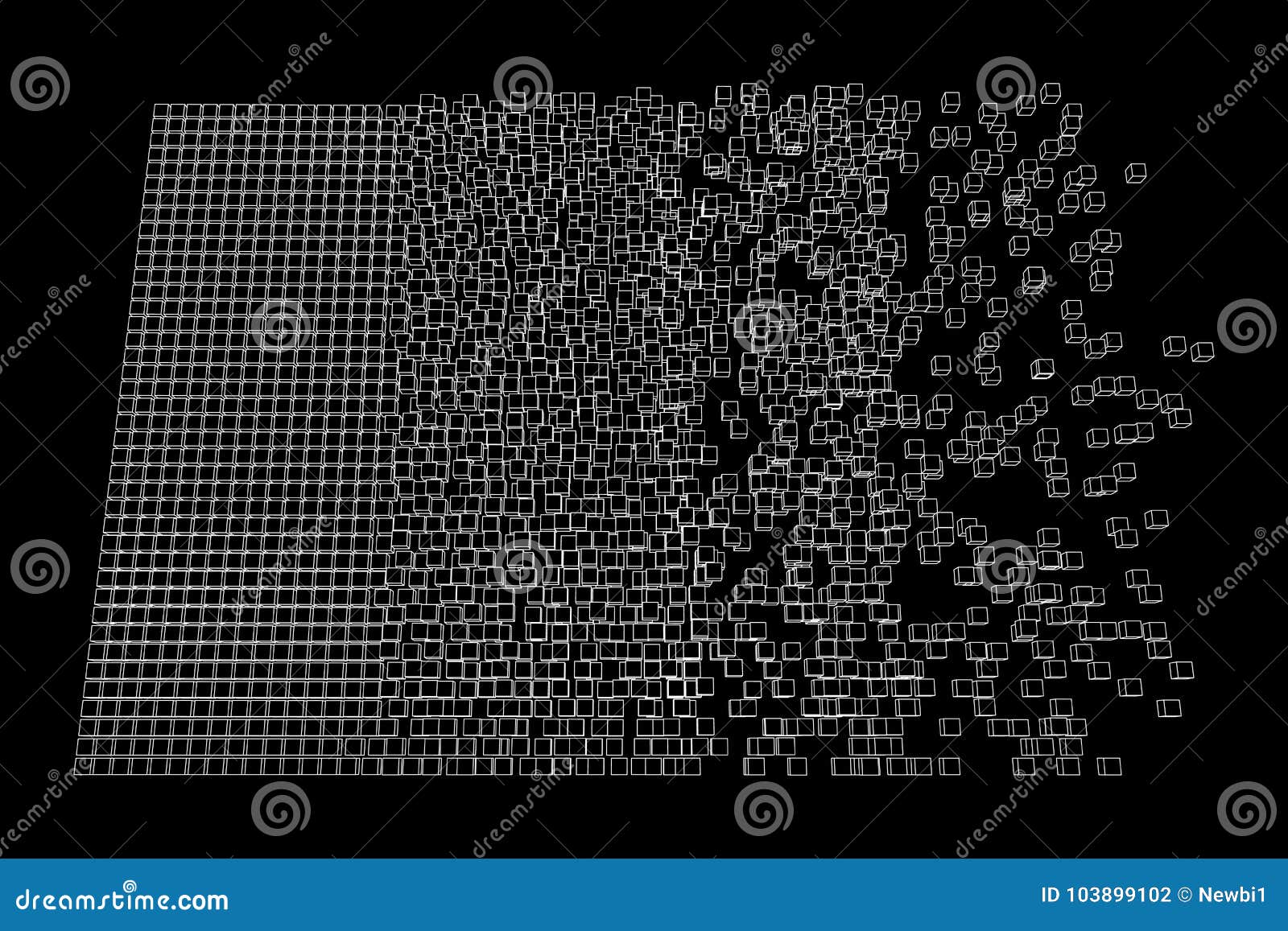 Big Data Visualization Vector Concept Stock Vector - Illustration of ...