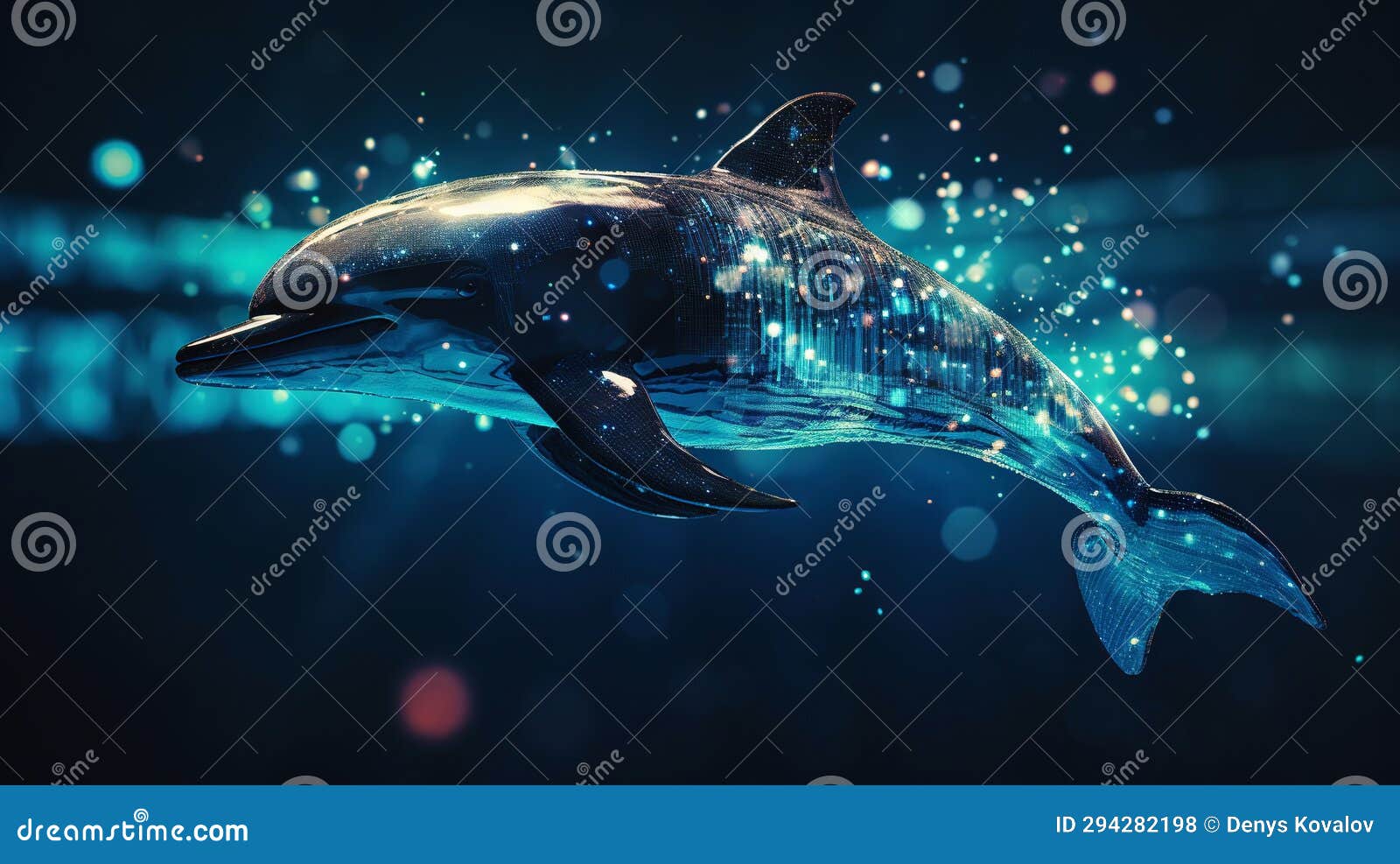 Big Data Visualization Where a Digital Dolphin Swims in the Data Stream ...