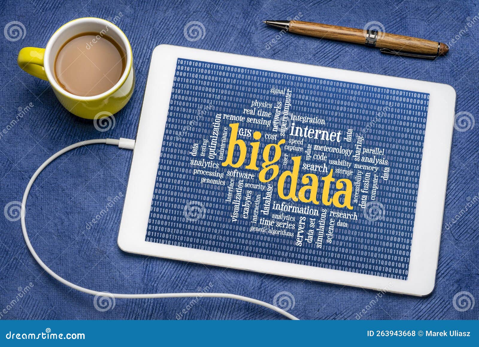 Big data word cloud stock photo. Image of management - 263943668