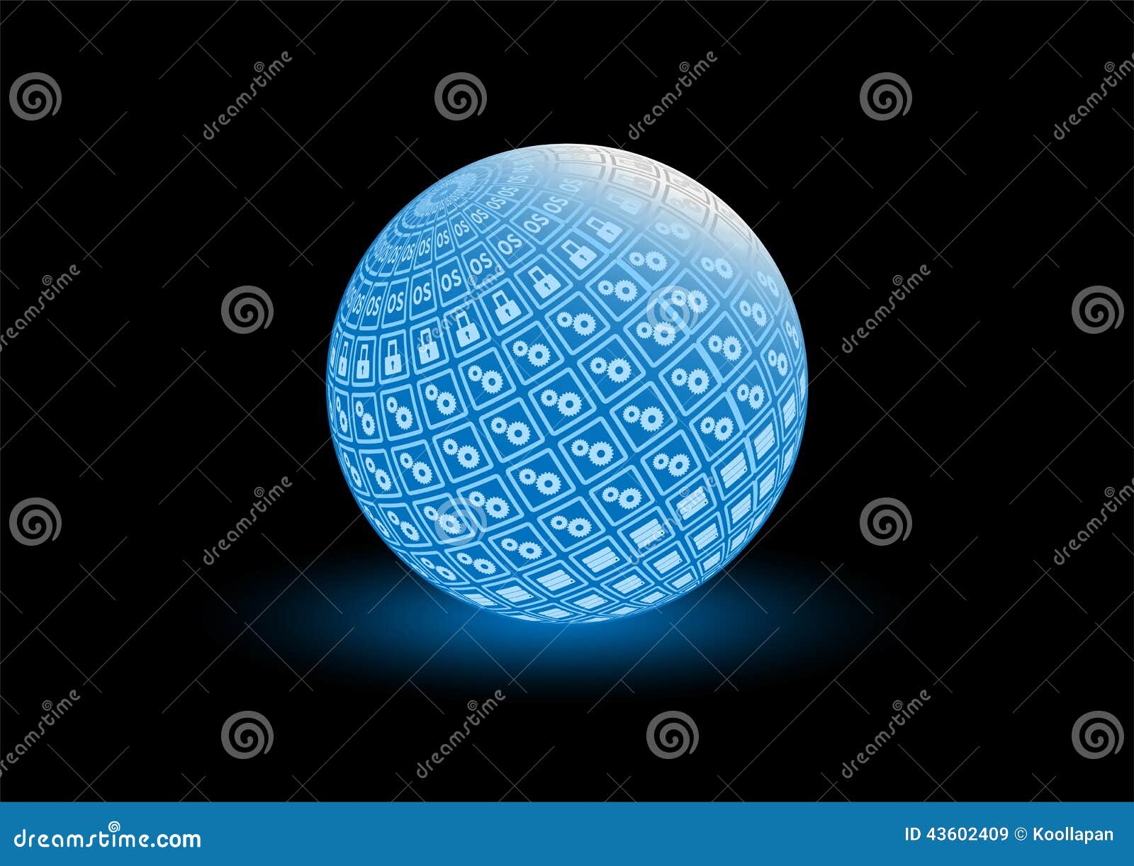 Big Data World Concept Idease Stock Illustration - Illustration of ...