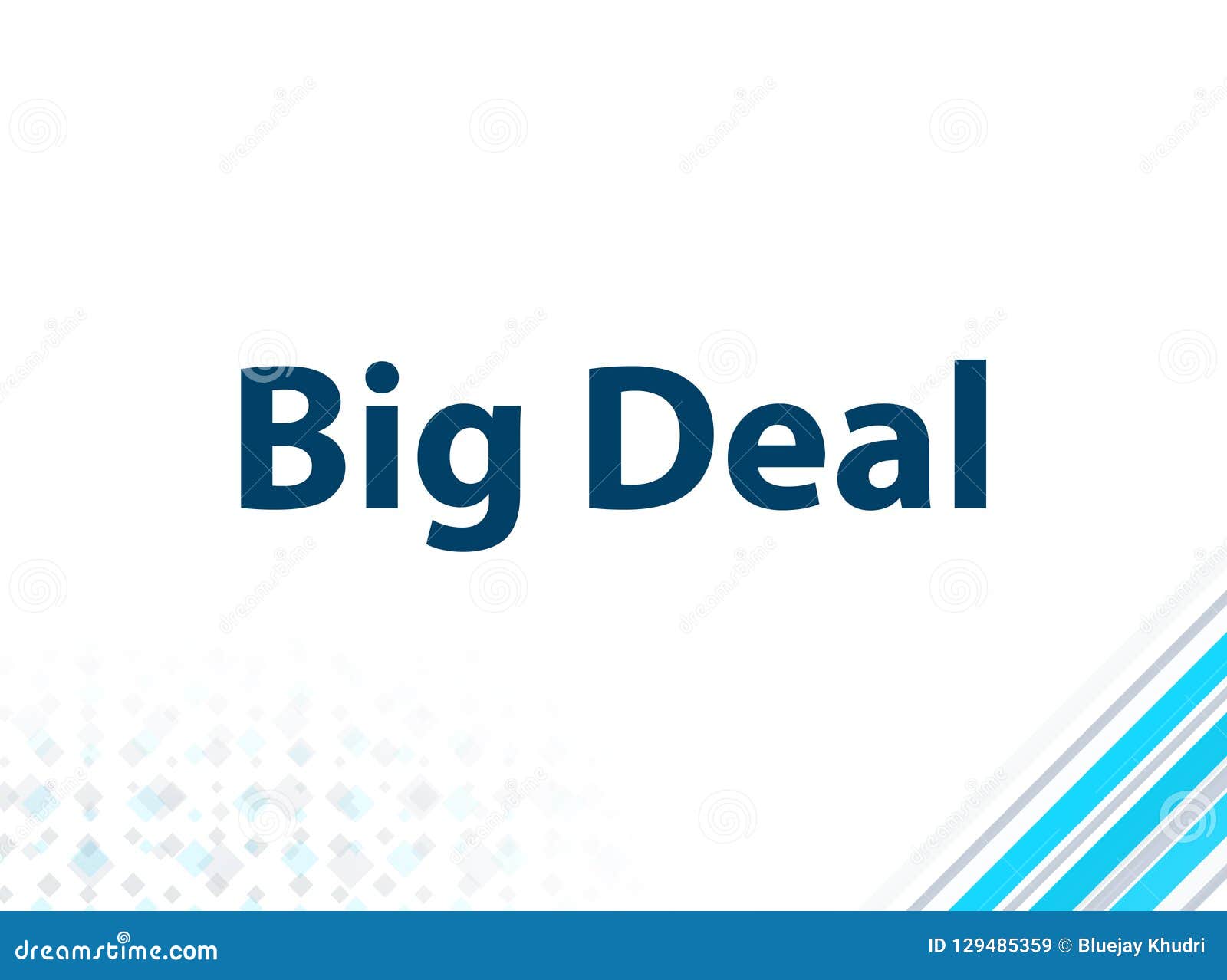 Big Deal Modern Flat Design Blue Abstract Background Stock Illustration ...