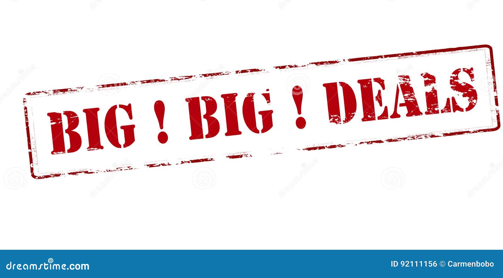 Big deals stock illustration. Illustration of large, high - 92111156