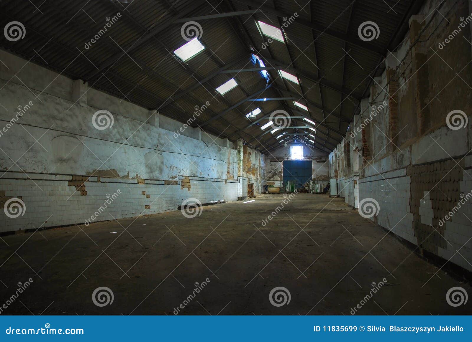 Dark Empty Warehouse