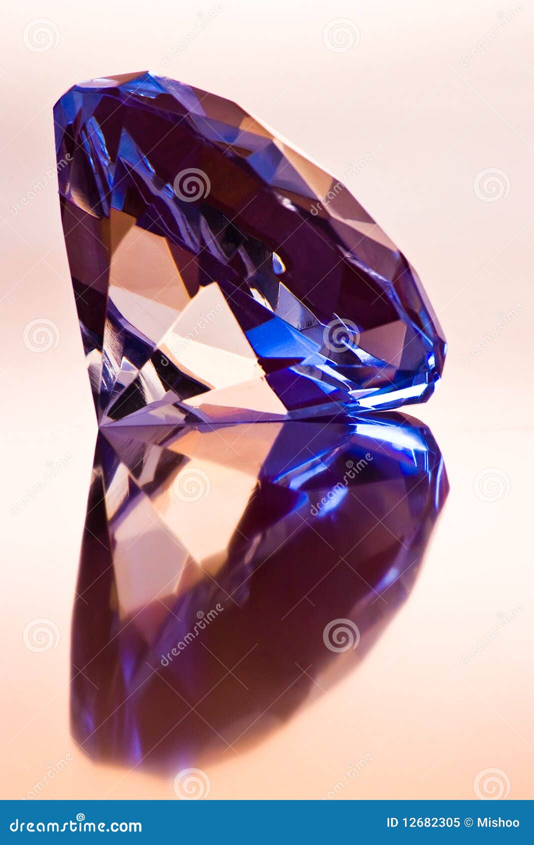 Big diamond stock image. Image of diamond, object, facet - 12682305