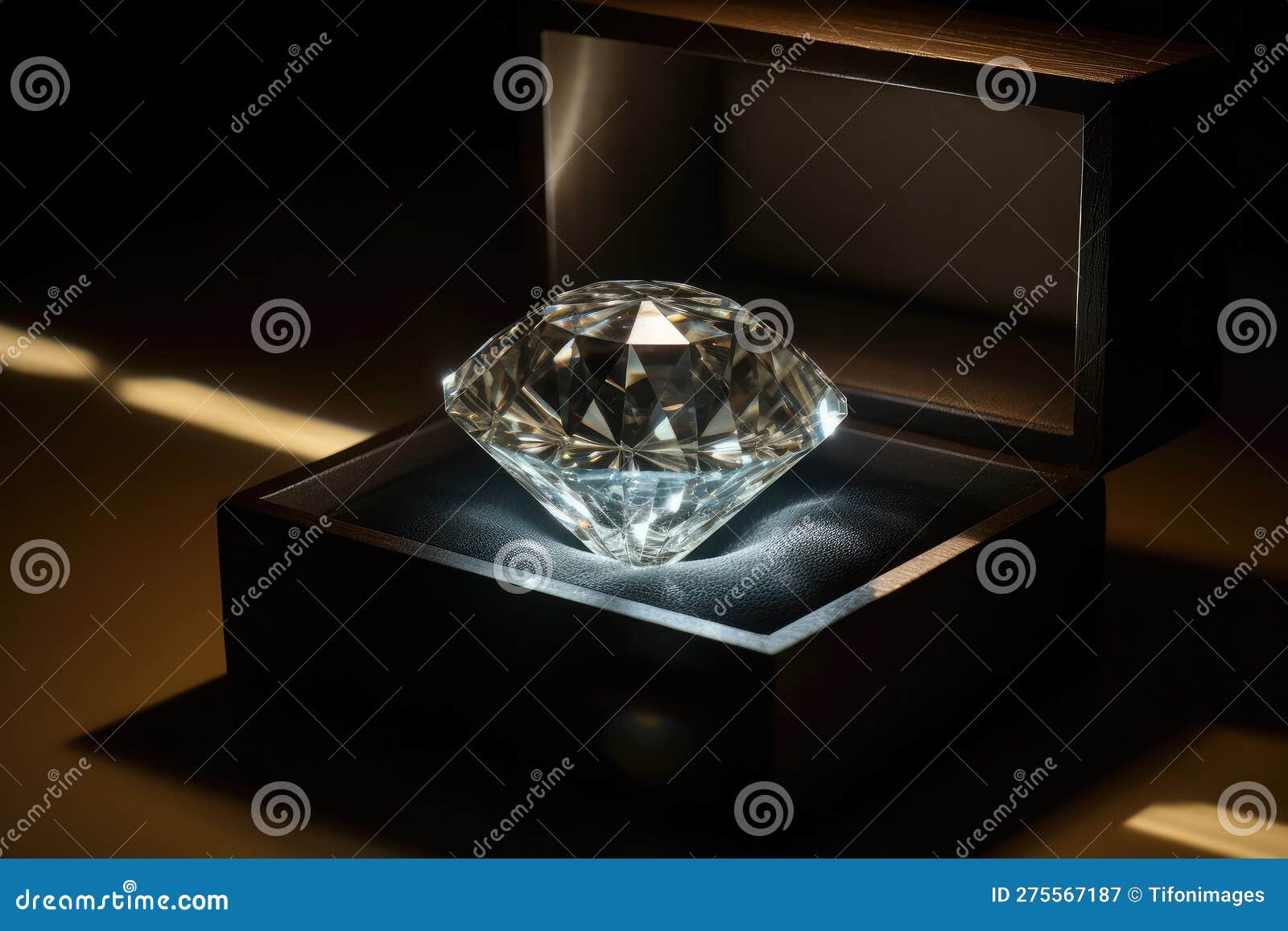 Big diamond stock illustration. Illustration of exhibited - 275567187