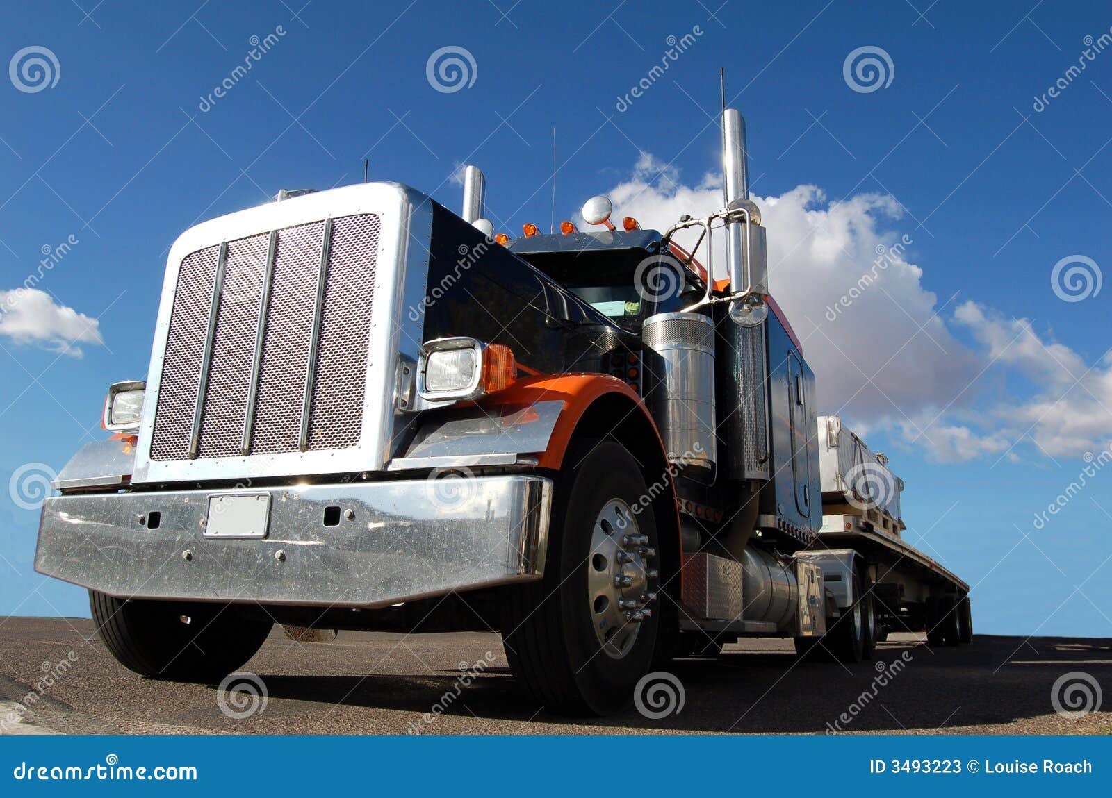 Big Diesel, Blue Sky stock image. Image of operator, drive - 3493223