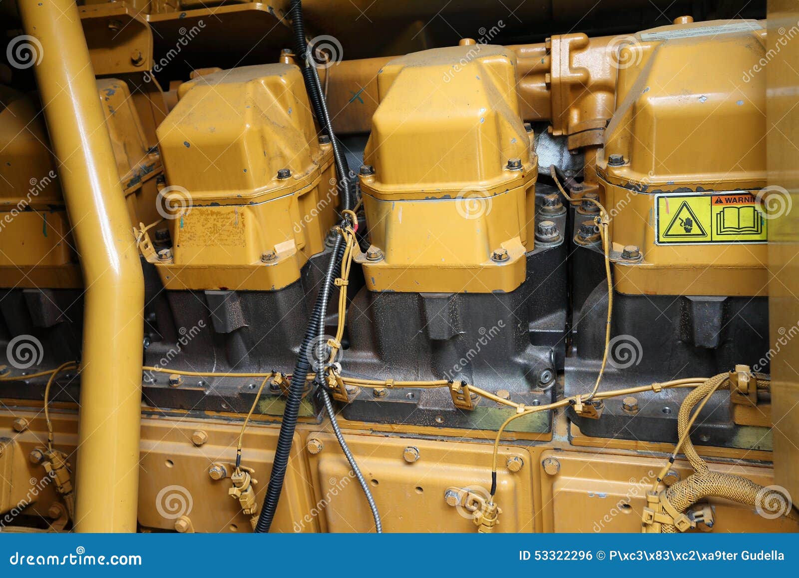 Big Diesel Engine stock photo. Image of huge, industry - 53322296