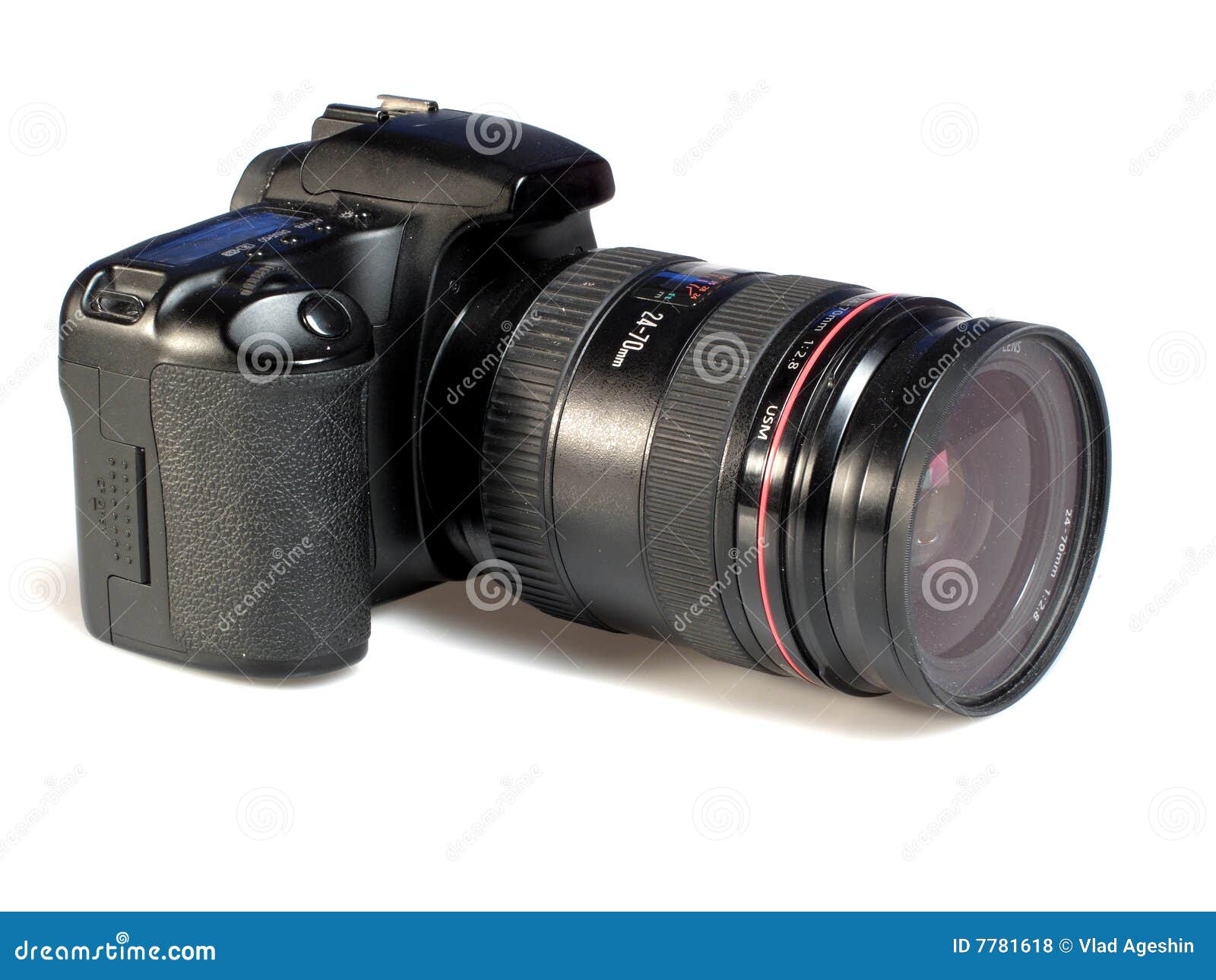Big digital camera stock photo. Image of professional - 7781618