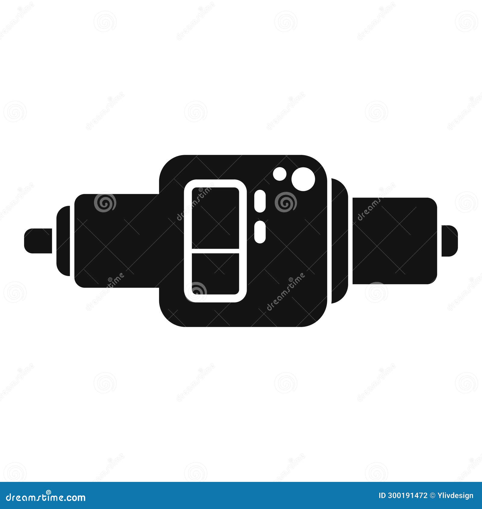 Big Digital Micrometer Icon Simple Vector. Scale Tool Stock ...