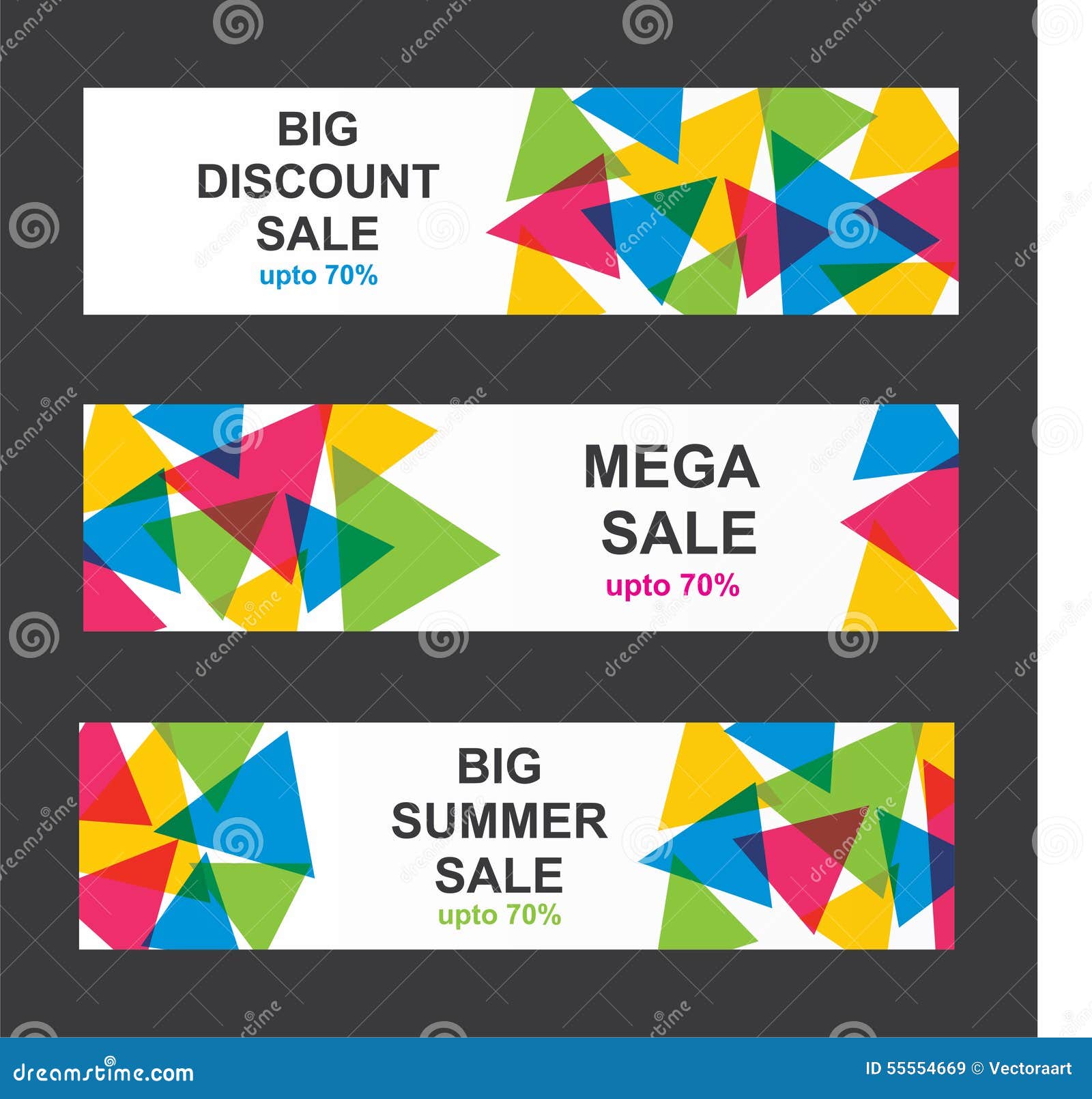 Big discount banner design stock vector. Illustration of layout - 55554669