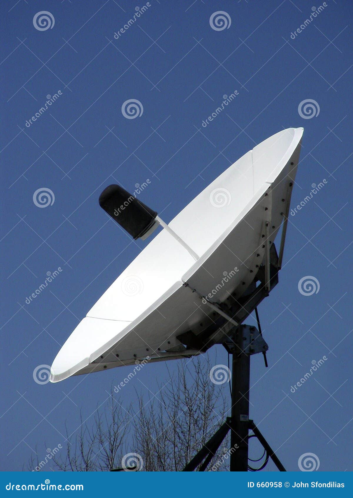 Big Dish stock photo. Image of white, dish, satellite, technology - 660958