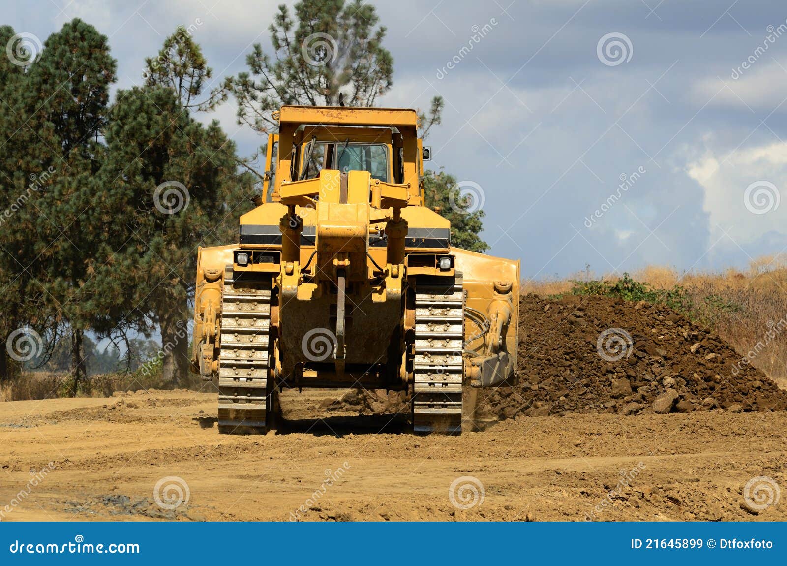Big Dozer stock image. Image of heavy, bulldozer, work - 21645899
