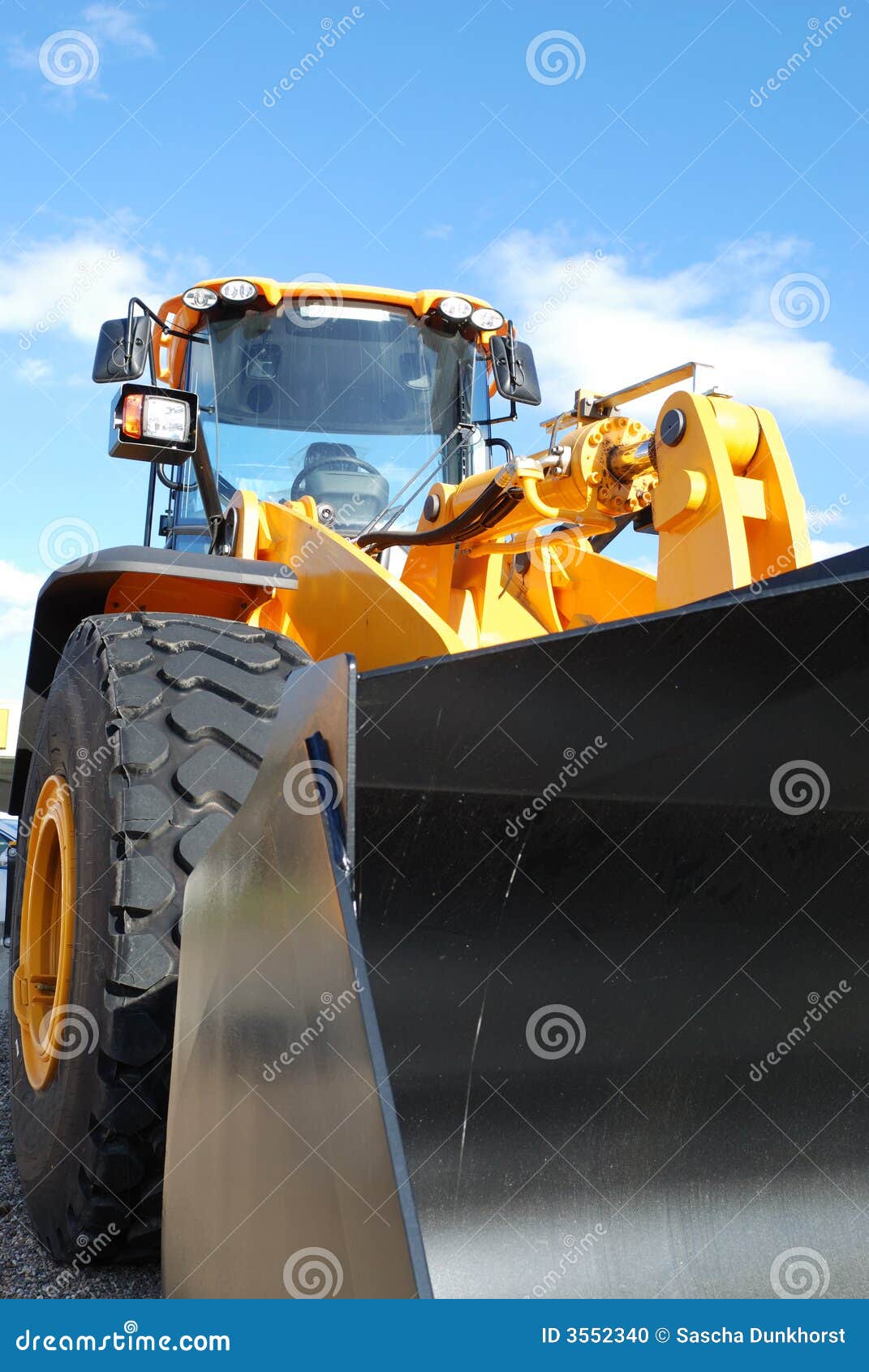 Big dozer stock photo. Image of load, digging, bucket - 3552340