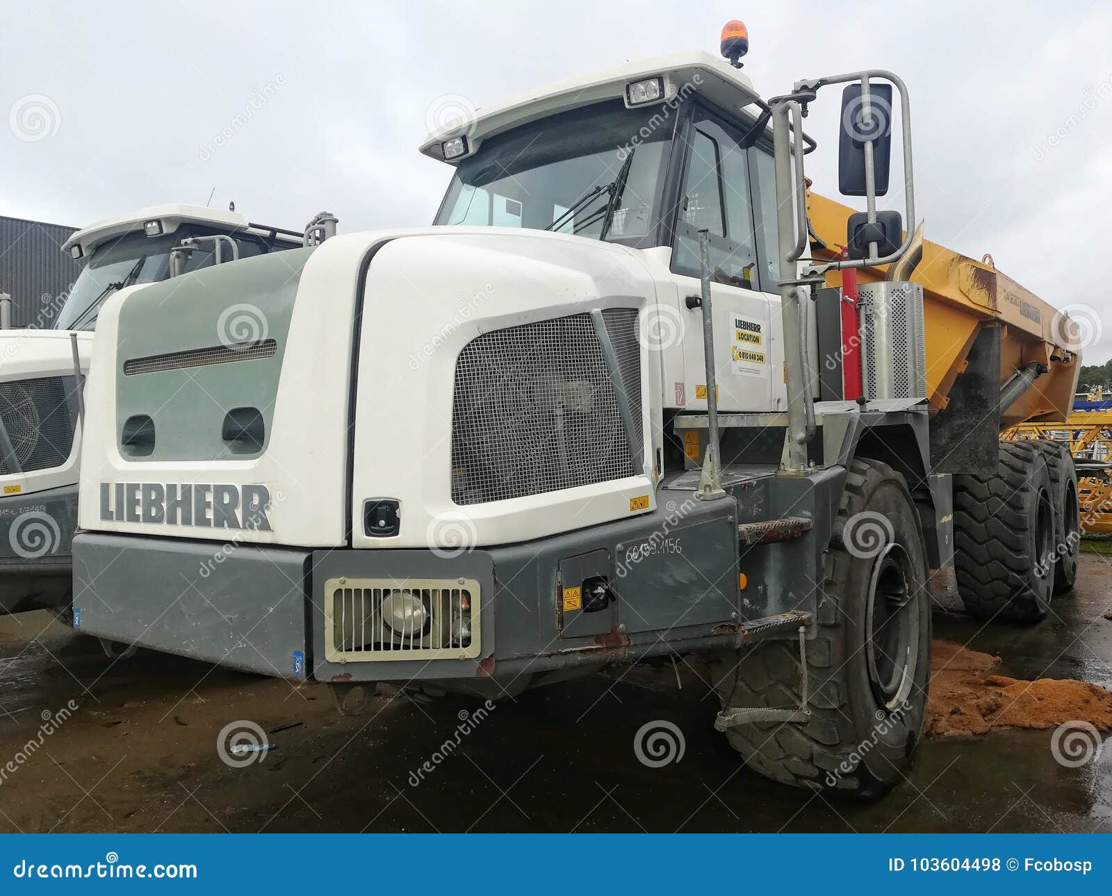 Big dumper truck editorial stock photo. Image of vehicle - 103604498