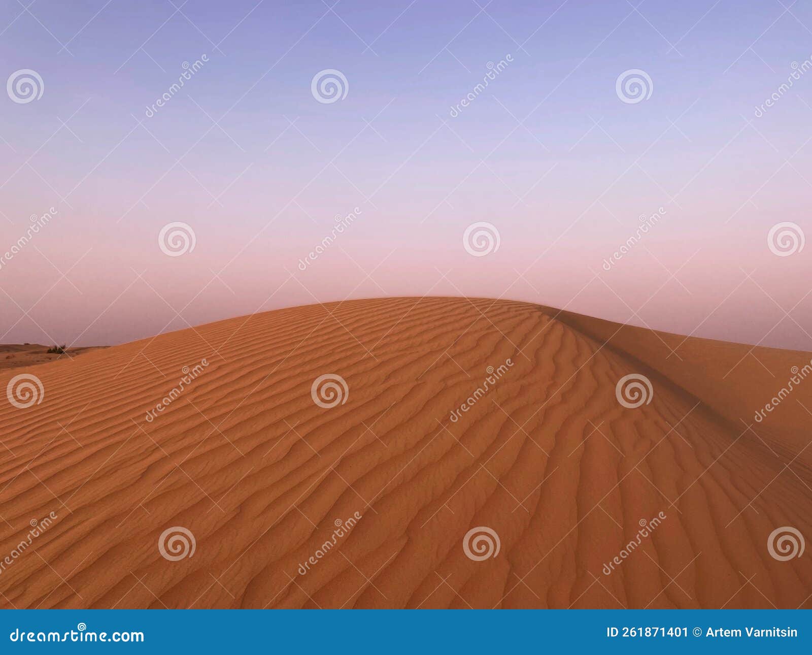 Big Dune in the Desert at Sunset Stock Image - Image of desert, nature ...