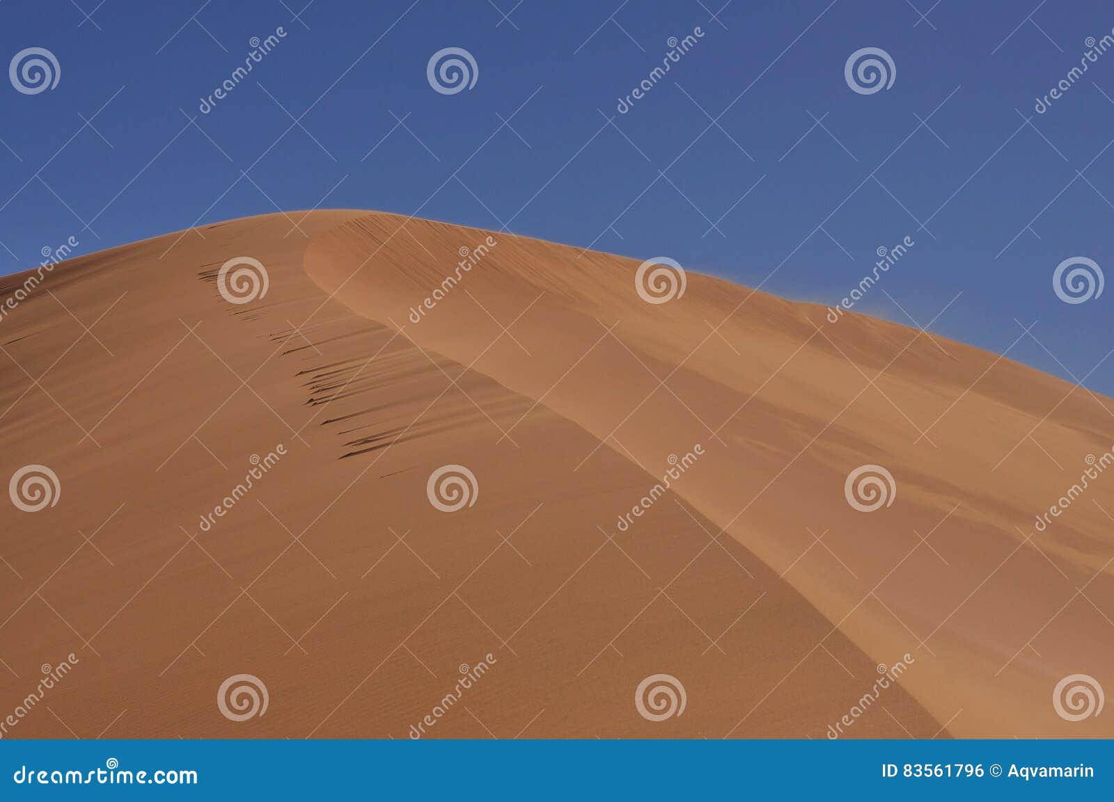 Big dune Sahara desert stock photo. Image of hill, desert - 83561796