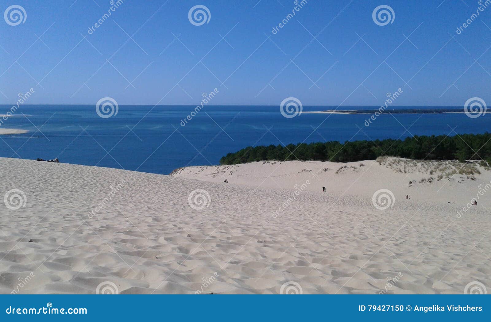 Big dune at tbe Atlantic stock photo. Image of atlantic - 79427150