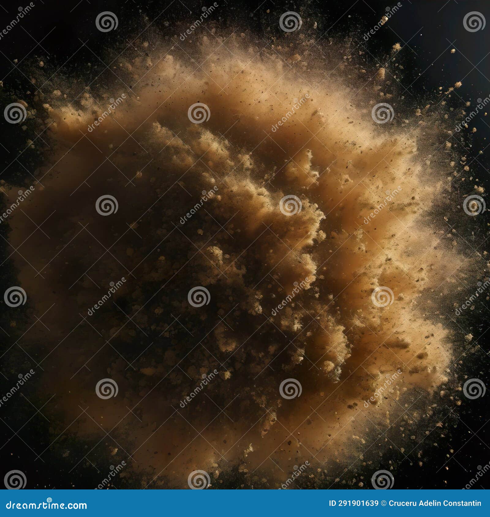 Big Dust Particle Explosion Stock Illustration - Illustration of galaxy ...