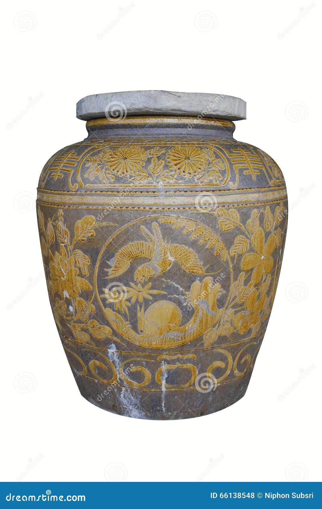 Big earthen jar stock photo. Image of ancient, archeology - 66138548