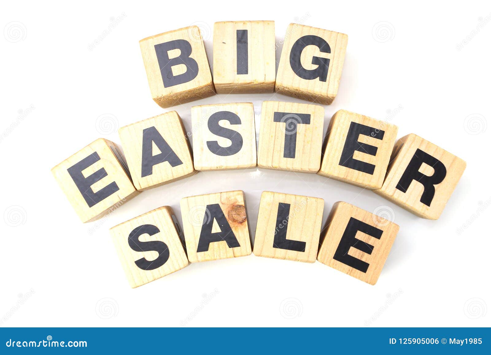 Big Easter Sale Alphabet Letters On White Background Stock Photo ...