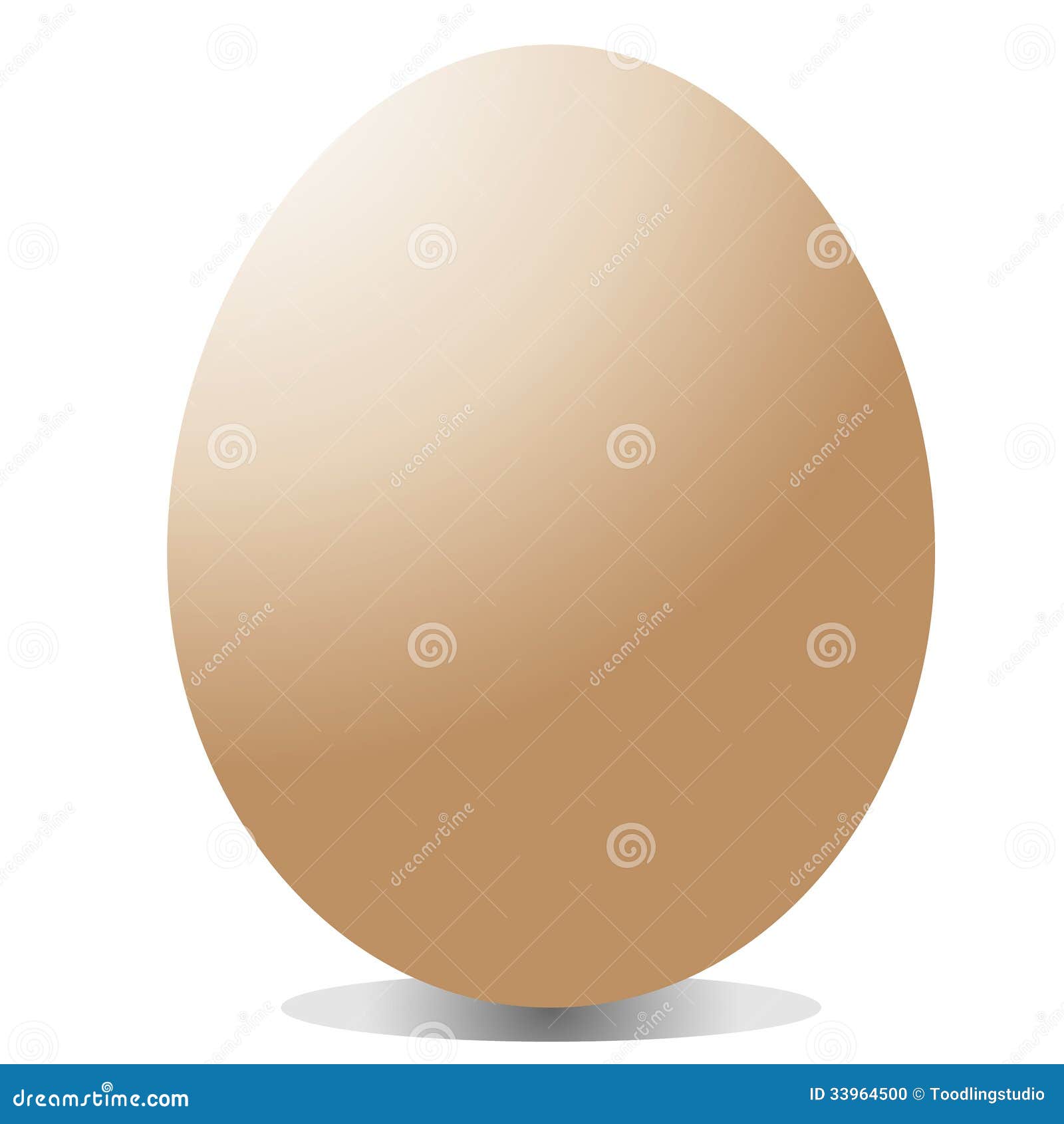 Big egg stock vector. Illustration of shape, white, brown - 33964500