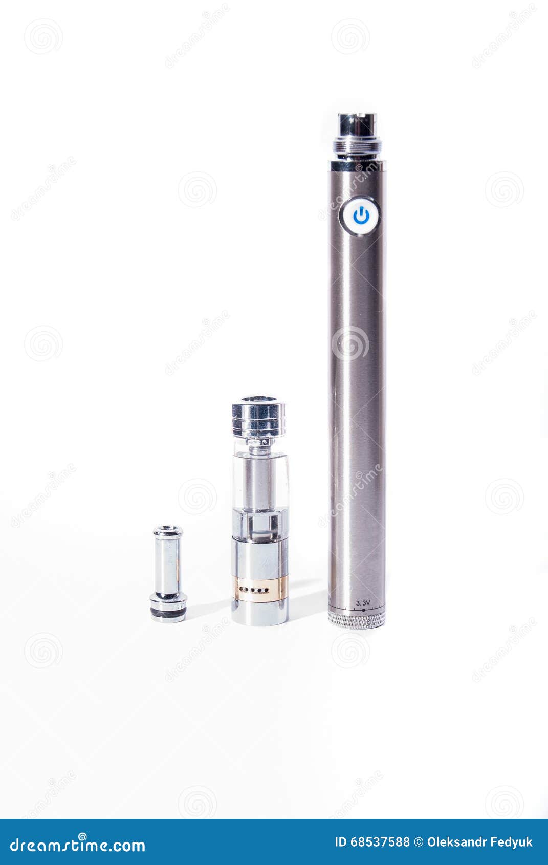 Big Electronic Cigarettes Isolated on White Stock Photo - Image of ecig ...