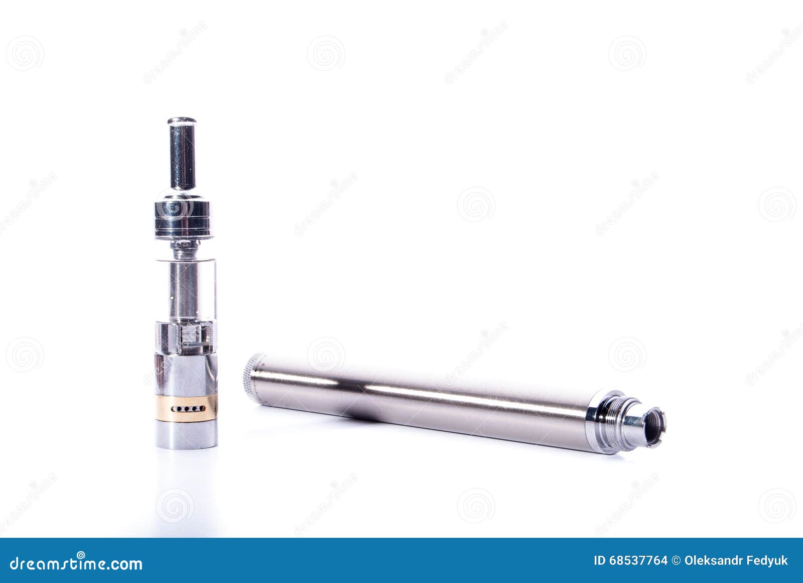 Big Electronic Cigarettes Isolated on White Stock Photo - Image of ...