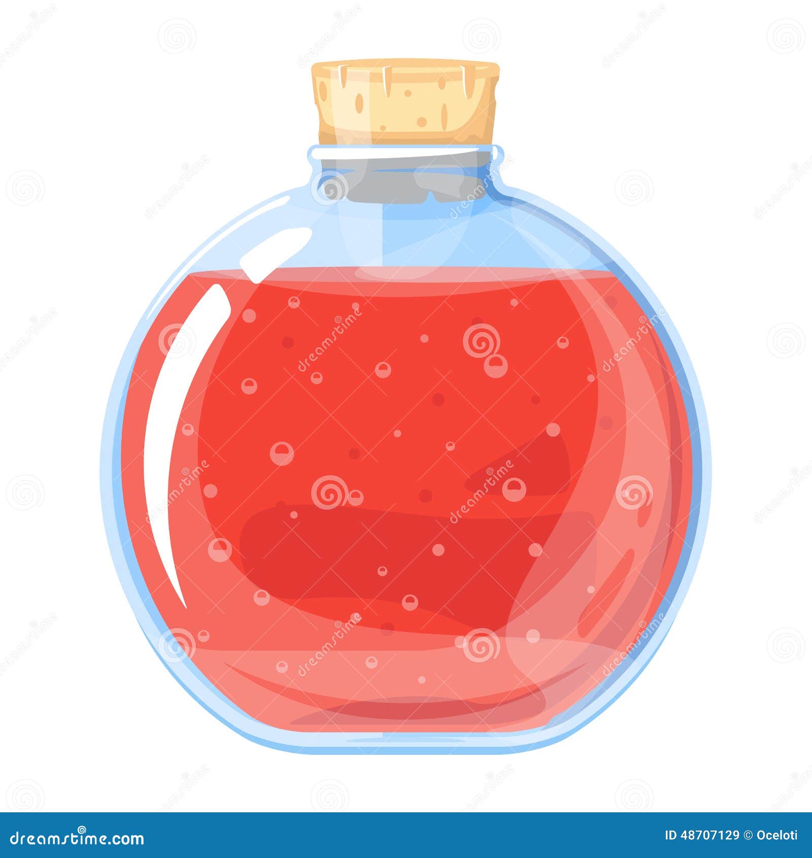 Big Elixir Bottle stock vector. Illustration of concepts - 48707129