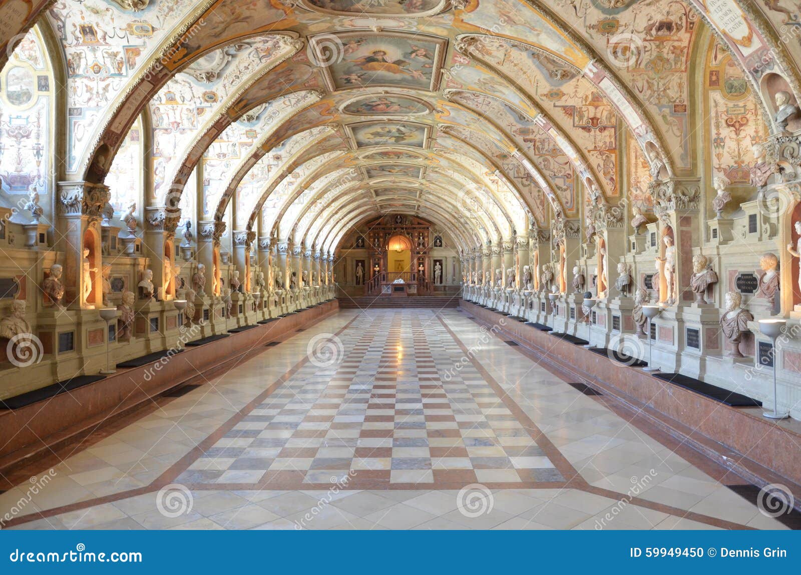Big Empty Church Hall in Germany Stock Photo - Image of hall, empty ...