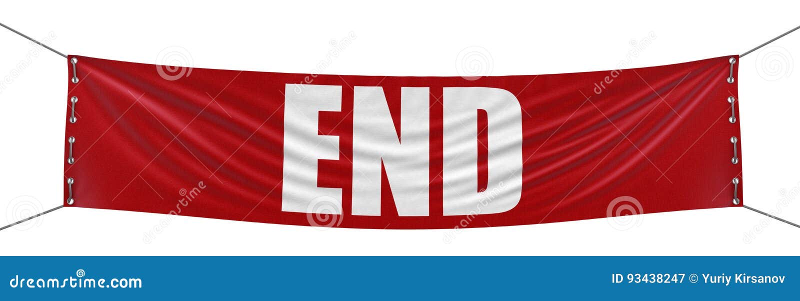 Big end Banner stock illustration. Illustration of winning - 93438247