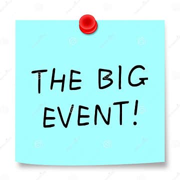 The Big Event stock image. Image of event, showing, advertisement ...