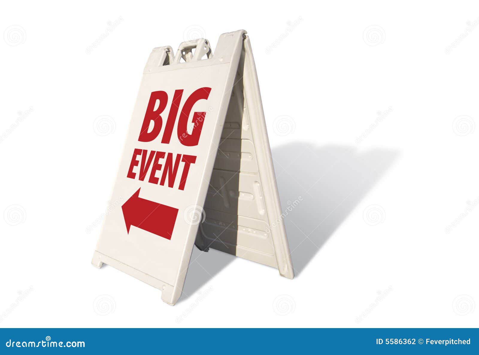 Big Event Tent Sign stock photo. Image of advertise, market - 5586362