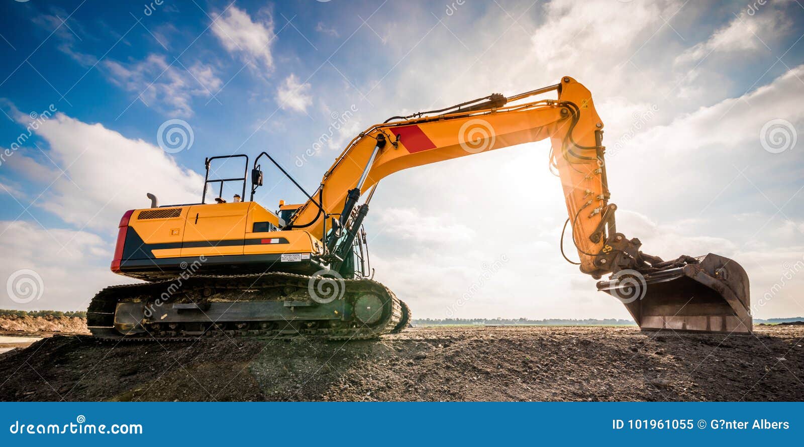 Excavator stock image. Image of earth, power, equipment - 101961055
