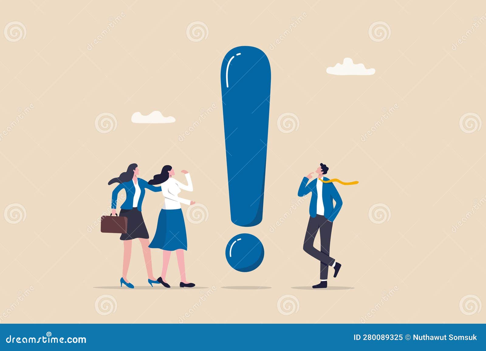 Big Exclamation Mark For Important Information, Answer Or Resolve ...