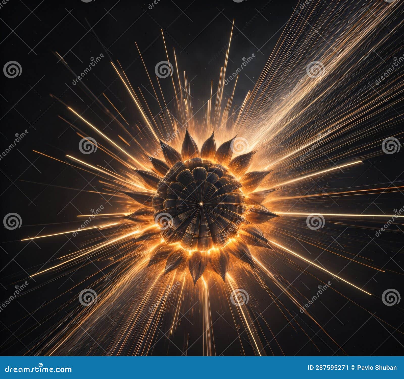 A big explosion stock illustration. Illustration of sunlight - 287595271