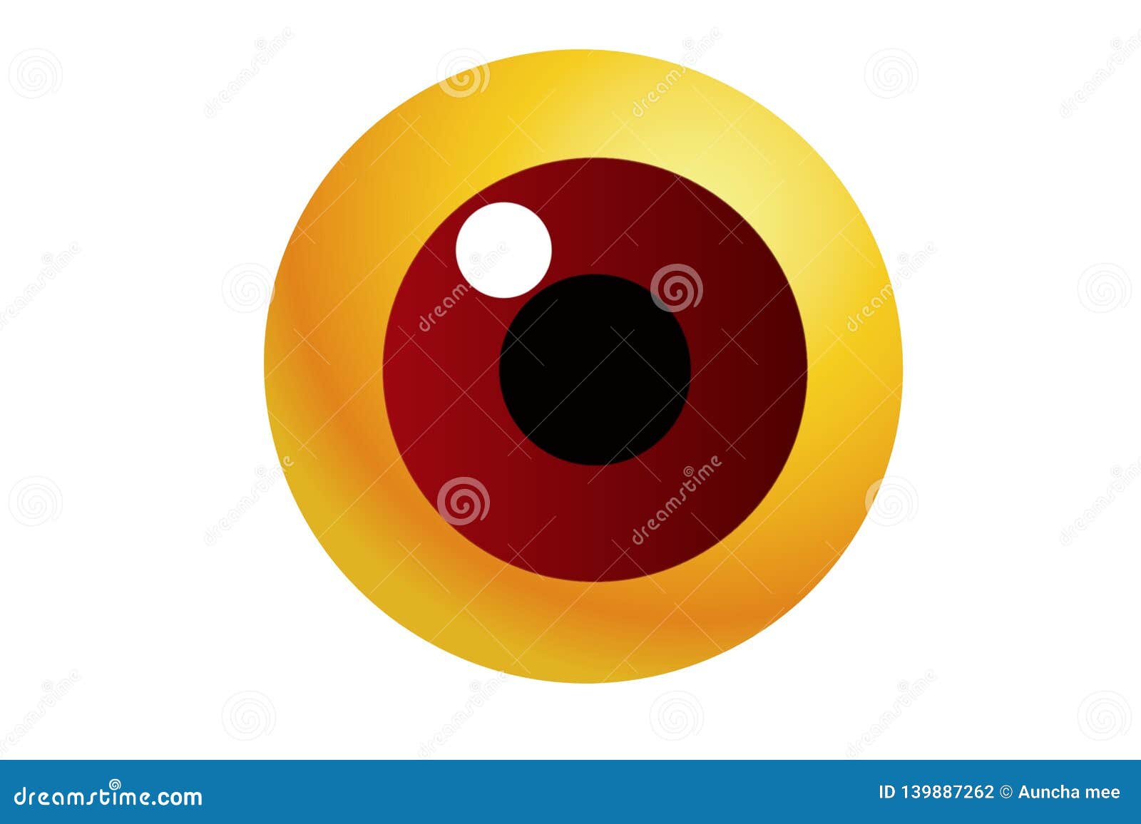 Big eye stock illustration. Illustration of brown, sight - 139887262