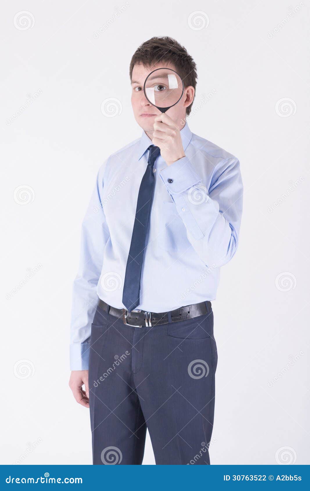 Big eye stock photo. Image of trousers, knot, caucasian - 30763522