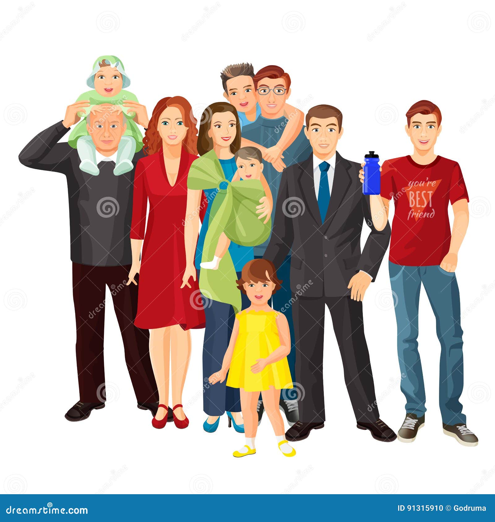 Aunt And Uncle Vector Illustration | CartoonDealer.com #17884358 Aunt And Uncle Vector Illustration | CartoonDealer.com #17884358